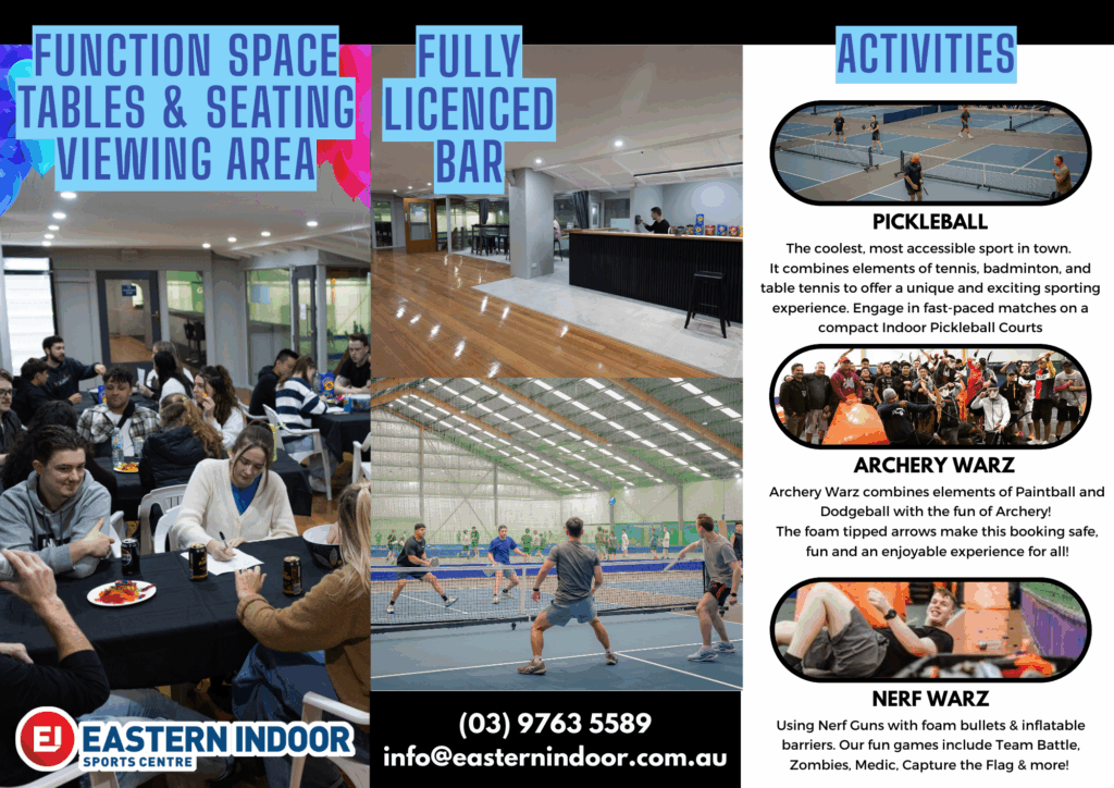 Function Hire in Knoxfield | Eastern Indoor Sports Centre